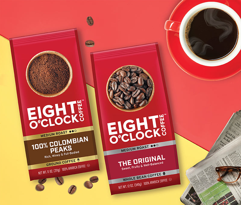Decaf Ground & Whole Bean Coffee – Eight O'Clock Coffee