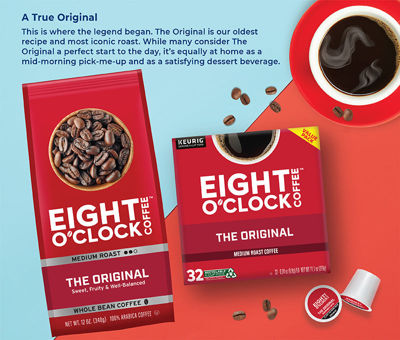 Single Serve Flavored Ground – Eight O'Clock Coffee