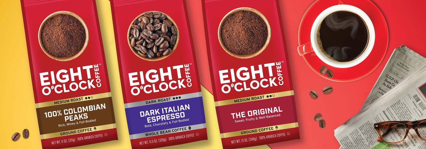 Premium Ground Coffee & Gourmet Arabica Beans | Eight O'Clock Coffee